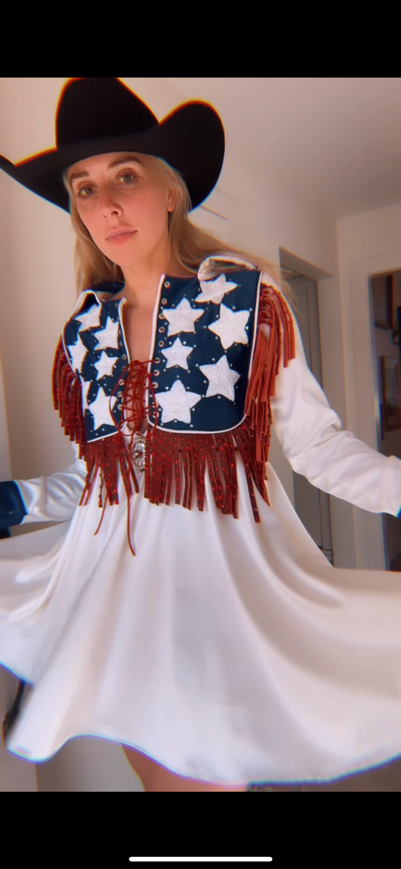 Queen Of The Rodeo Embroidered Dress – dollysdlite